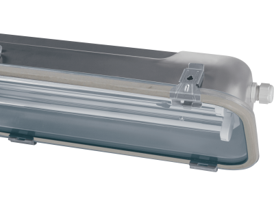 RINO Watertight fluorescent light fixture in steel for T5 / T8 tubes ...