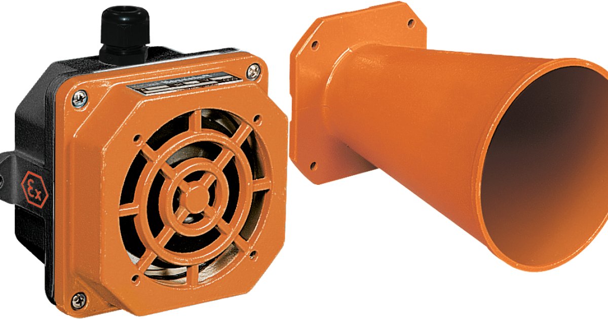ALARM-EX ATEX sirens in aluminium alloy, IP66, for zones 2, 21, 22 ...