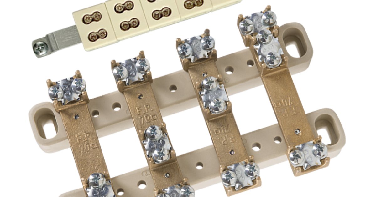 CONTACT Terminal blocks in ceramics from 0,5 sq mm to 300 sq mm | Palazzoli