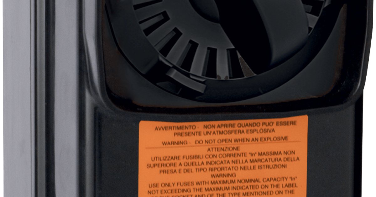 TAIS-EX ATEX Interlocked socked-outlets antistatic thermosetting GRP ...