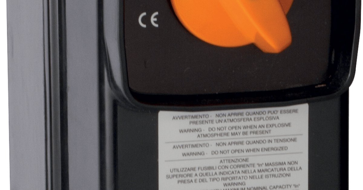 TAIS-EX ATEX Interlocked socked-outlets antistatic thermosetting GRP ...